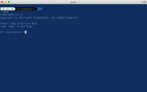 PowerShell am Mac verwenden • ADMNWRK